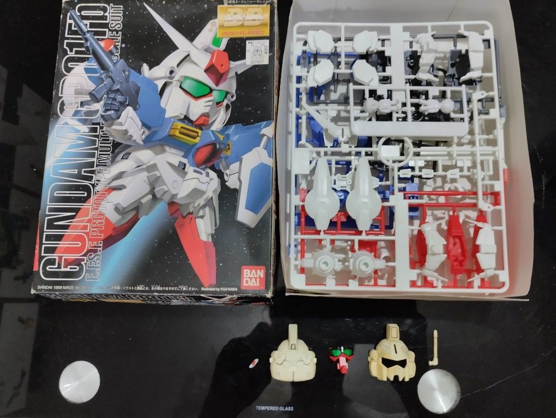 Bandai BB戰士No.193 Gundam GP-01FB（頭部部分組件外，其餘未拆模板）, 興趣及遊戲, 玩具 & 遊戲類 - Carousell