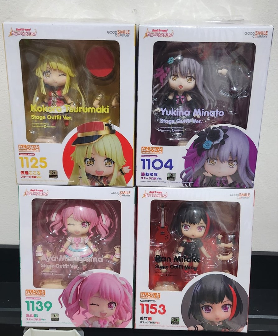 Bang Dream Nendoroid - 1104, 1153, 1125, Hobbies & Toys, Toys & Games ...