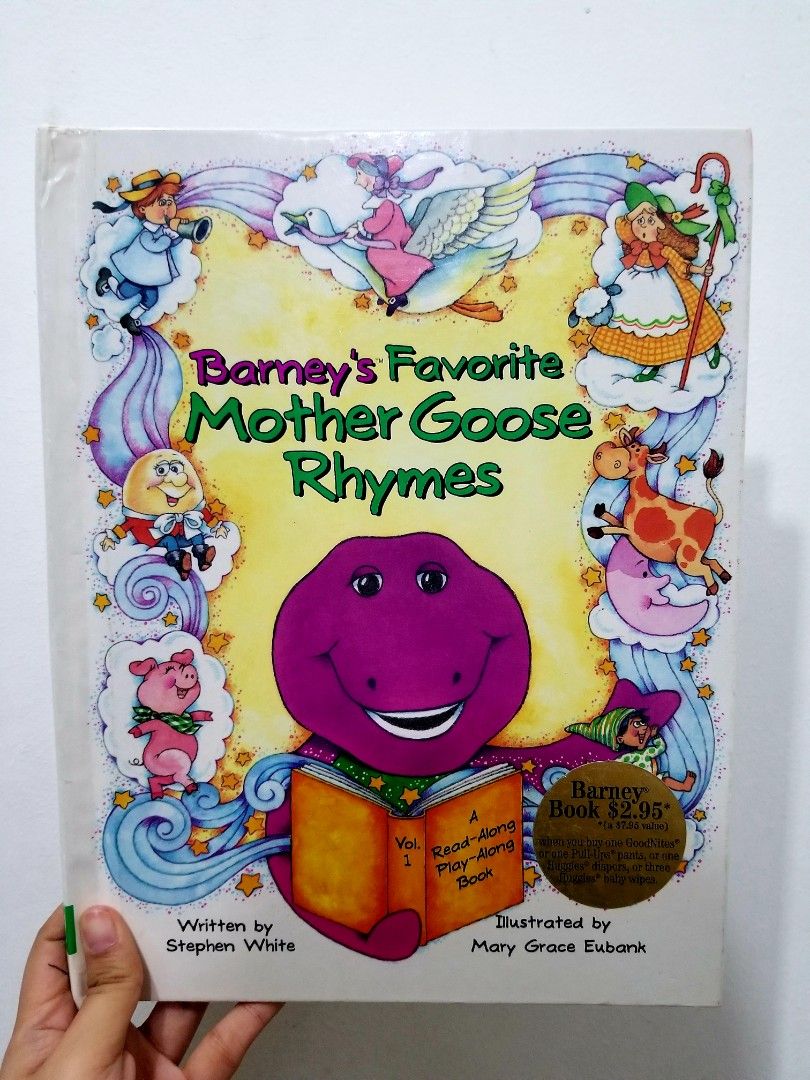 Barney's Favorite Mother Goose Rhymes, Hobbies & Toys, Books ...