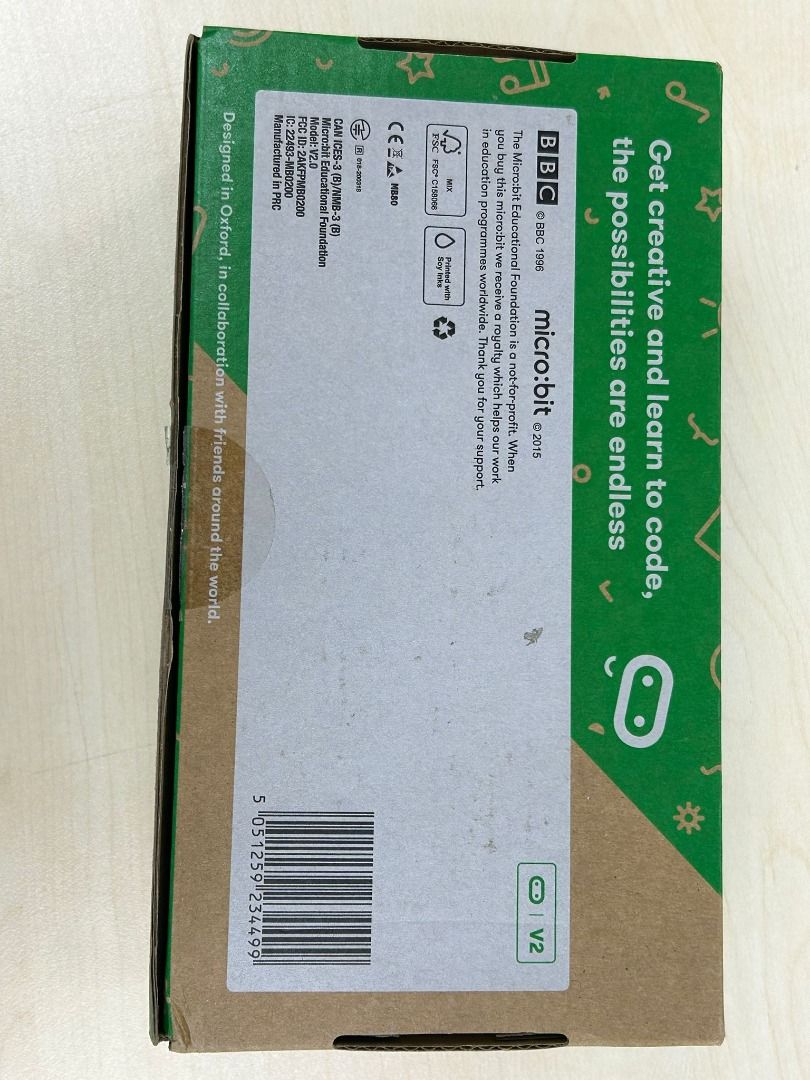 BBC MICRO:BIT MEFV22C BBC micro:bit V2.21 Go, 電腦＆科技, 電腦周邊及配件, 電腦軟件 ...