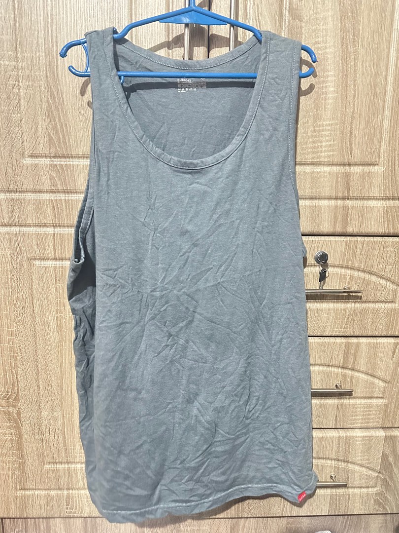 Bench gray sando, Men's Fashion, Tops & Sets, Swim Top & Rash Guards on ...
