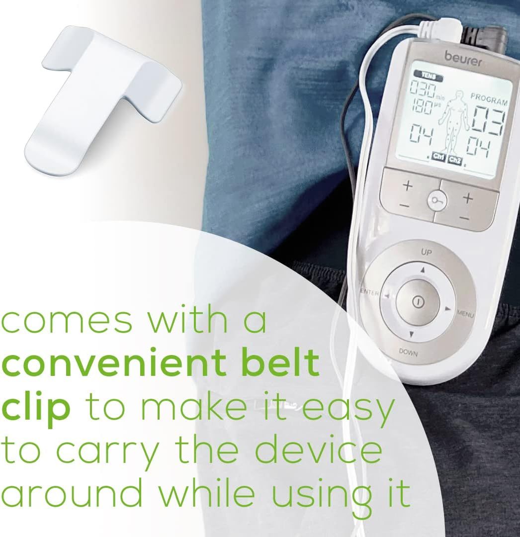 Beurer EM44 TENS Unit Muscle Stimulator with 50 Intensity Levels for ...