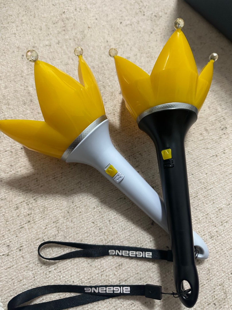 BIGBANG Official Lightsticks Black/Whites, Hobbies & Toys, Memorabilia ...