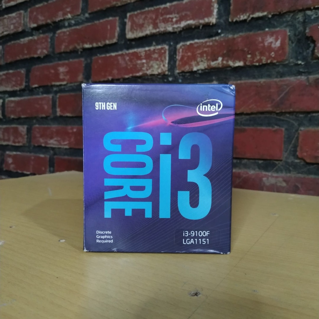 Box Prosesor Intel Core I3 Gen 9th I3-9100F, Elektronik, Komputer ...