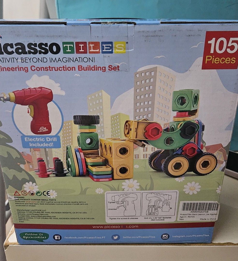 Brand new Picasso tiles engineering construction set, Hobbies & Toys ...