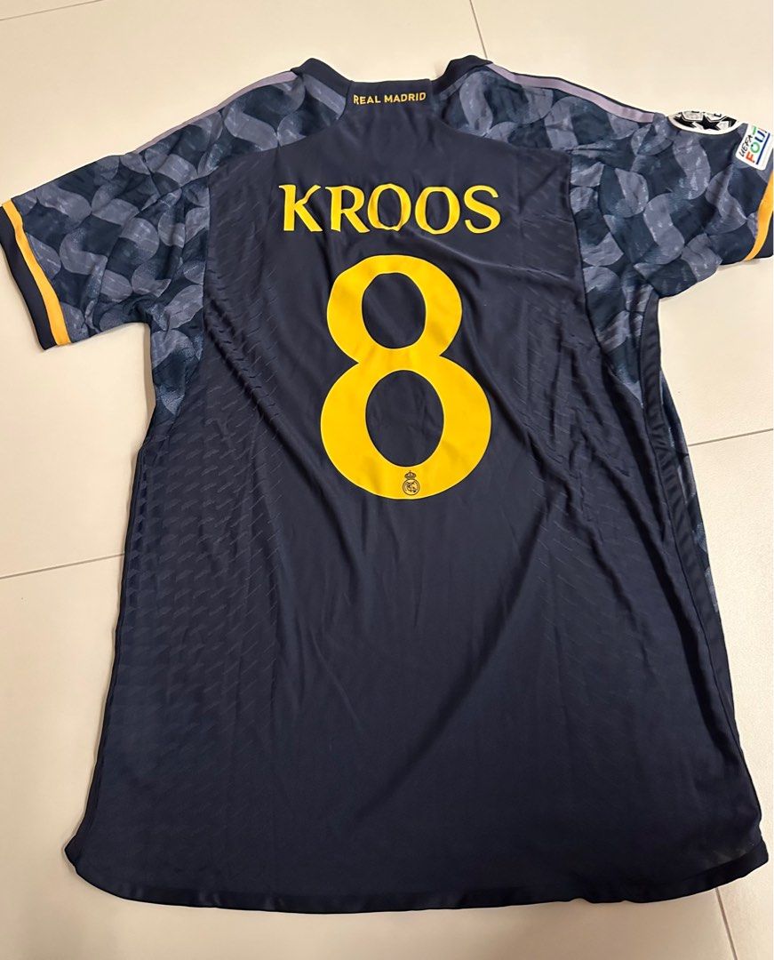 BRAND NEW Real Madrid 23/24 away kit with KROOS 8!, Men's Fashion, Tops ...