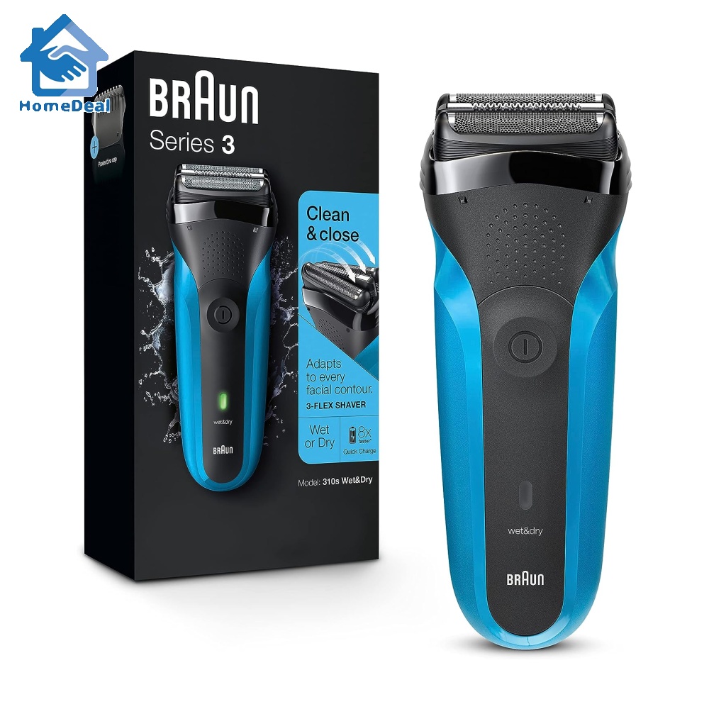 Braun Electric Razor for Men, Series 3 310s Electric Foil Shaver ...