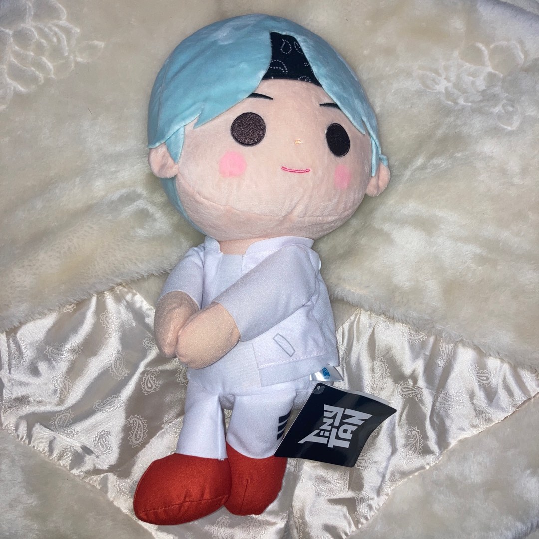 BTS Suga Tiny Tan Plushy, Hobbies & Toys, Memorabilia & Collectibles, K ...