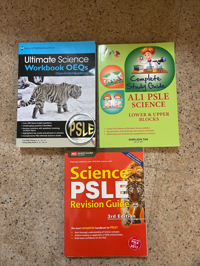 Bundle- AL1 PSLE , Ultimate Science workbook, Hobbies & Toys, Books ...