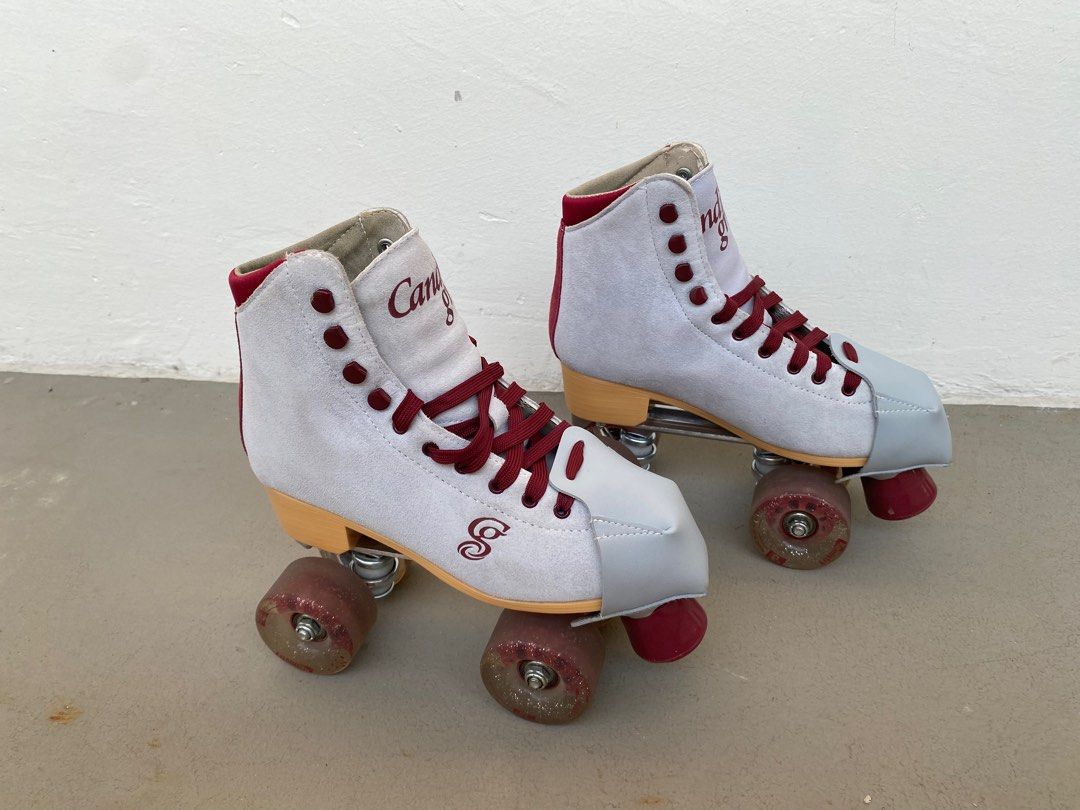 Candi Girl Roller skates - Blue/Burgundy (W7), Sports Equipment, Sports ...