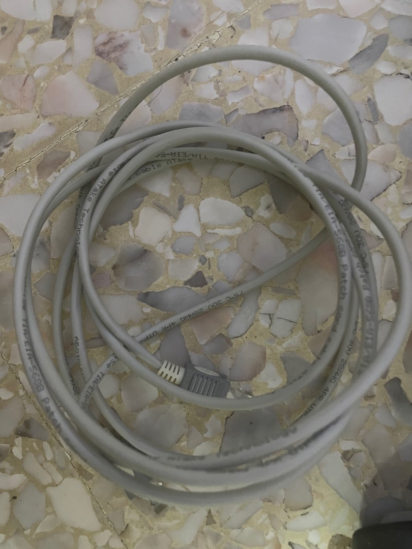 cat 5e network cable LAN WLAN 2m patch cord, Computers & Tech, Parts ...