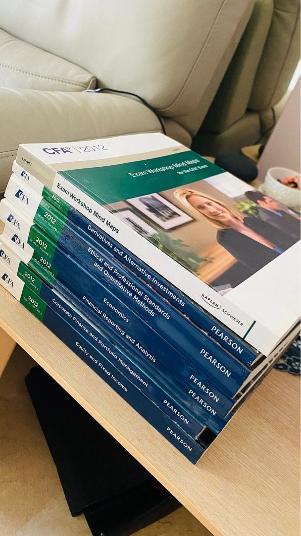 CFA Level 1 2012 edition full set, Hobbies & Toys, Books & Magazines ...