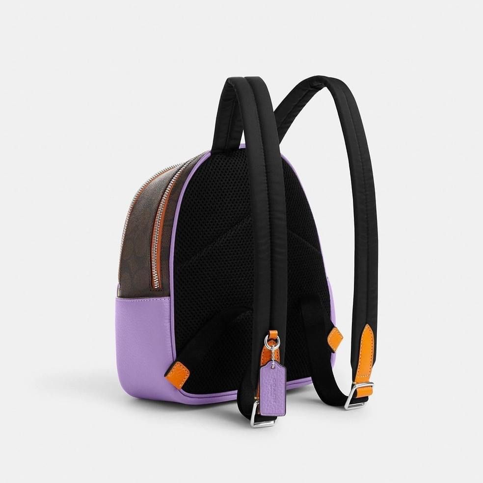 COACH Mini Court Backpack In Colorblock Signature Canvas, Women's ...