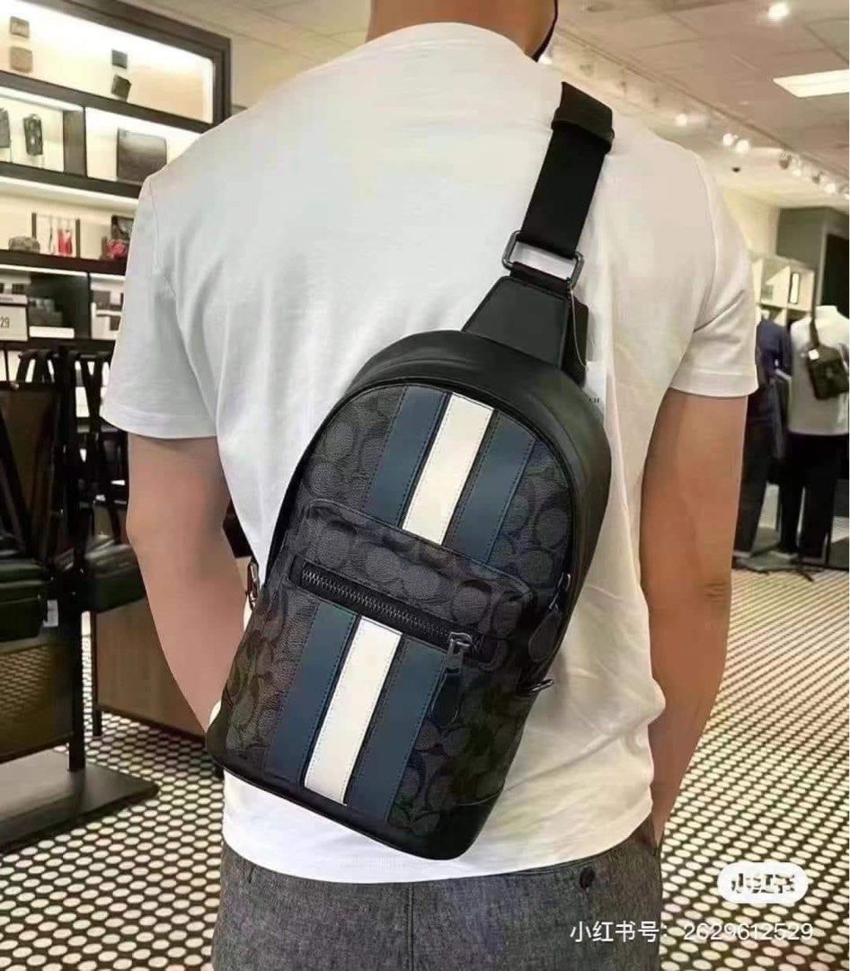 Coach sling for men, Men's Fashion, Bags, Sling Bags on Carousell
