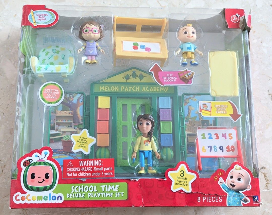 Cocomelon School Time Deluxe Playtime Set, Hobbies & Toys, Toys & Games ...