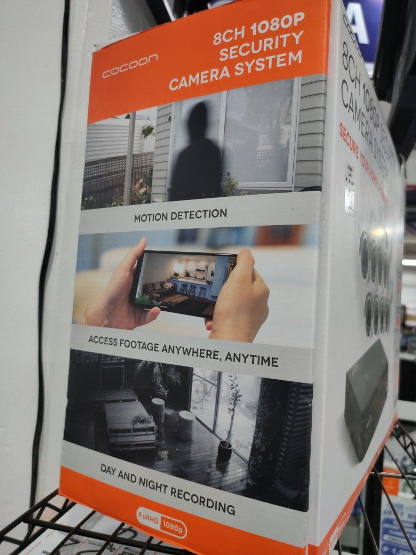 Cocoon 8 channel security camera system, Furniture & Home Living ...