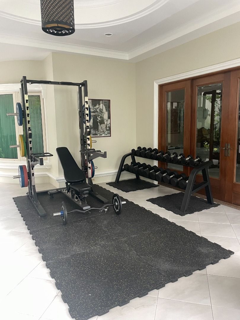 Complete Home Gym Set, Sports Equipment, Exercise & Fitness, Weights ...