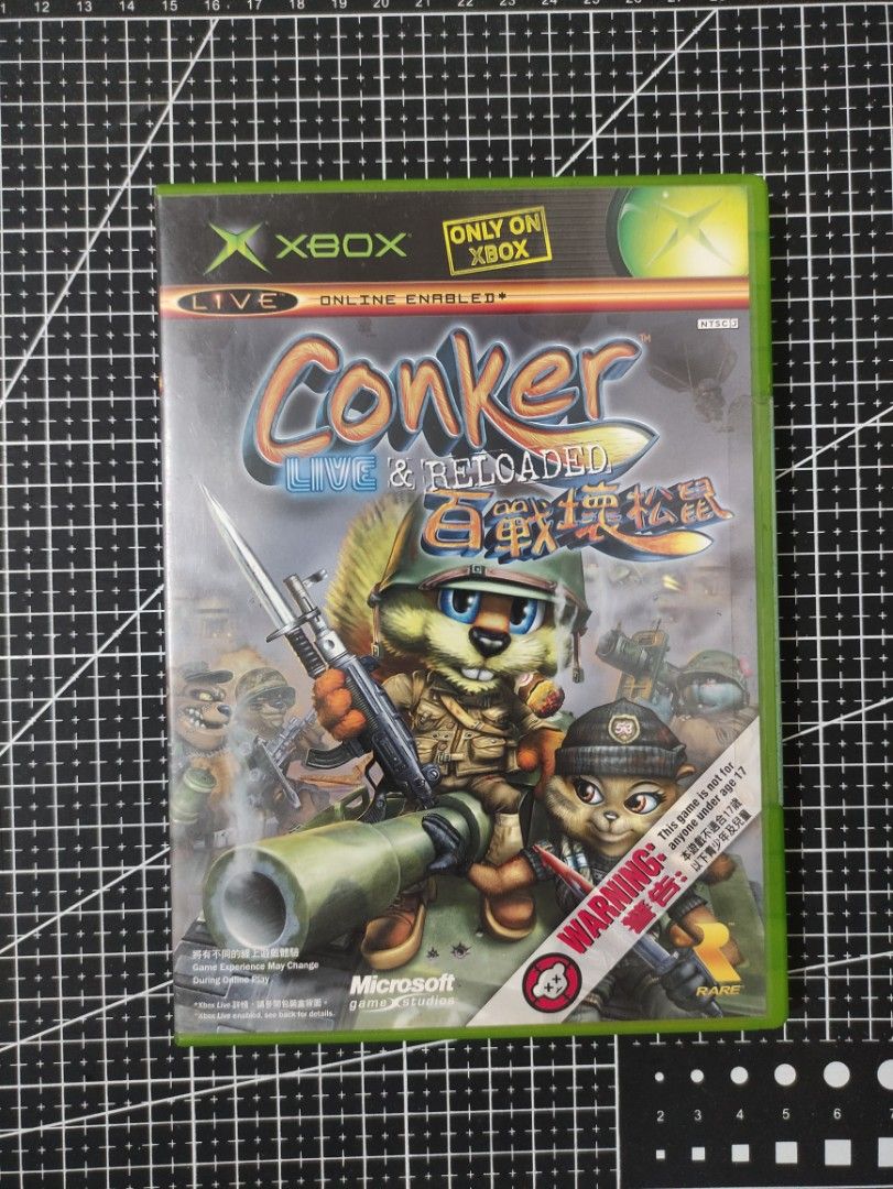 XBOX Conker Live & Reloaded (NTSC-J), Video Gaming, Video Games, Xbox ...