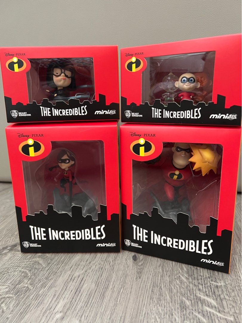 CPCM Disney Pixar The Incredible - Mr Incredible Mrs Incredible Jack ...