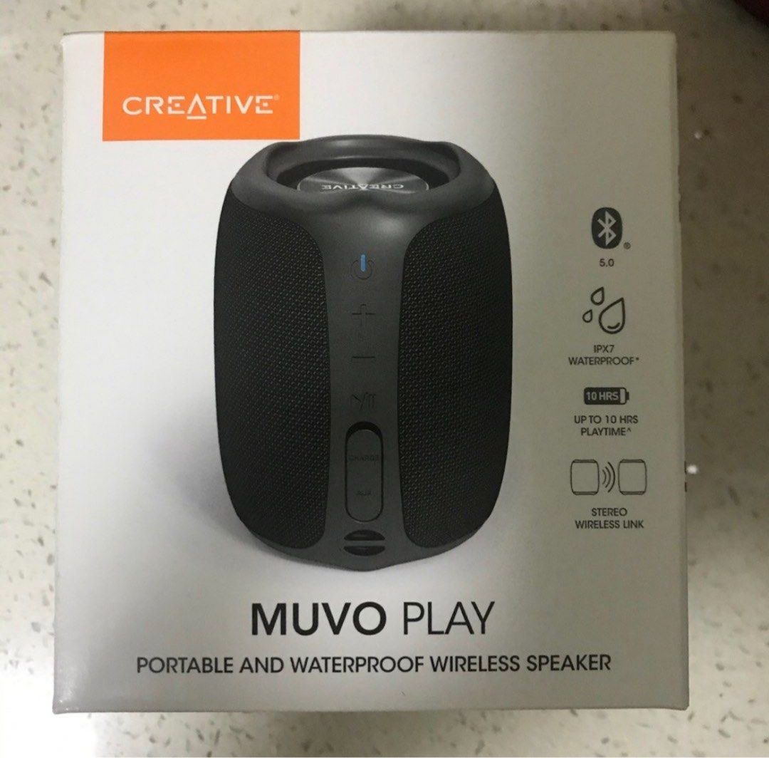 Creative Muvo Play Bluetooth Speaker, Audio, Portable Music Players on ...
