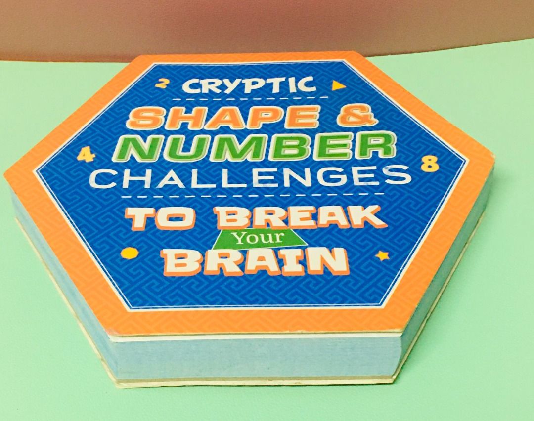 Cryptic Shape & Number Challenges To Break You Brain Puzzles (Over 230 Puzzles), Hobbies & Toys ...