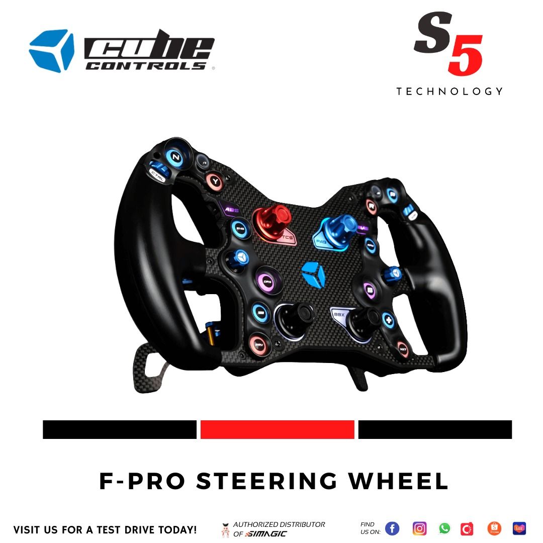 CUBE CONTROL F-PRO steering wheel / simracing / eracing / esports ...