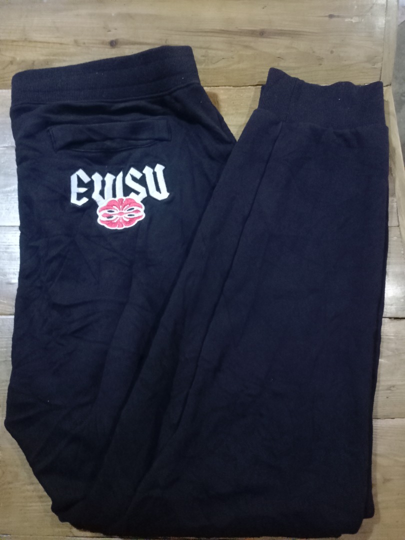 Custom Made evisu Jogger, Men's Fashion, Bottoms, Joggers on Carousell