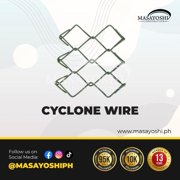 Cyclone Wire 2 x 2 x 3.4mm 4ft | Hurricane Fence | Wire Mesh Fence ...