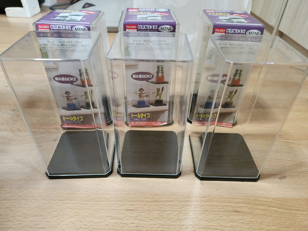 Daiso tall display box, Furniture & Home Living, Home Improvement ...