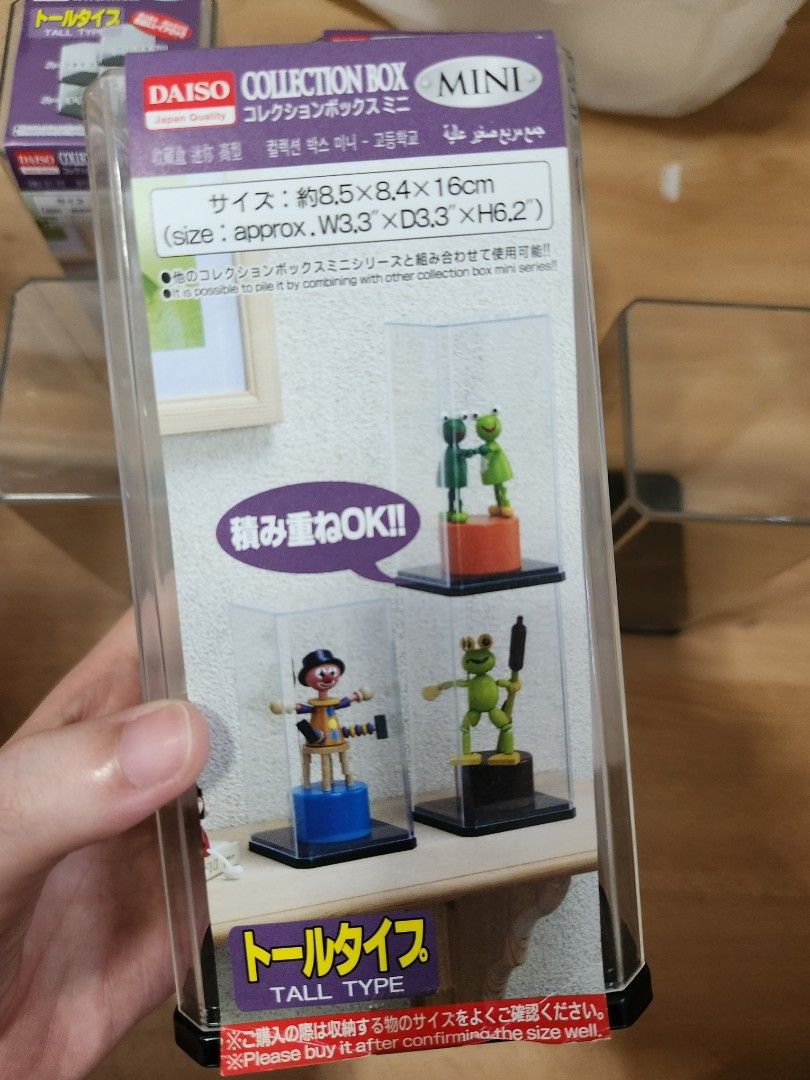 Daiso tall display box, Furniture & Home Living, Home Improvement ...