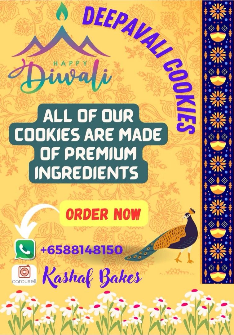 Deepavali Premium Homemade cookies, Food & Drinks, Homemade Bakes on ...