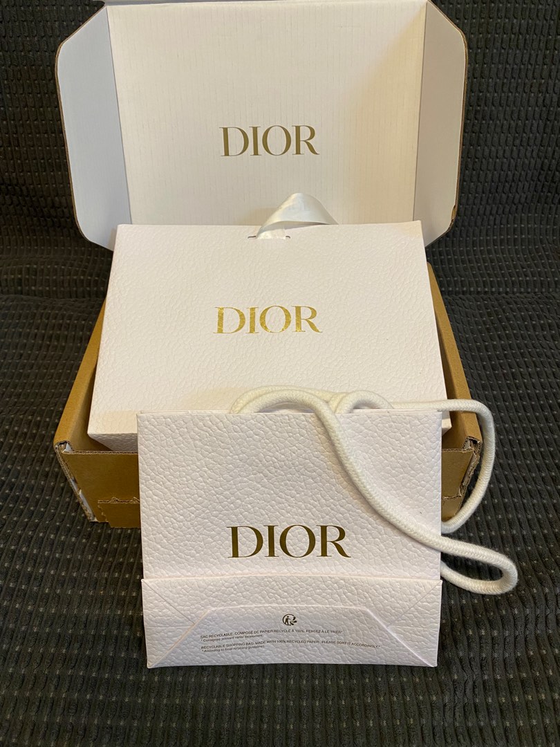 Dior Paper Bag & Box, Luxury, Accessories on Carousell