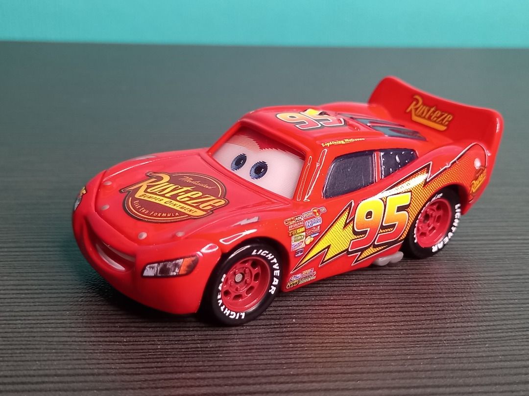 Disney Pixar Cars #95 Lightning Mc Queen Rust-Eze Diecast 3", Hobbies ...