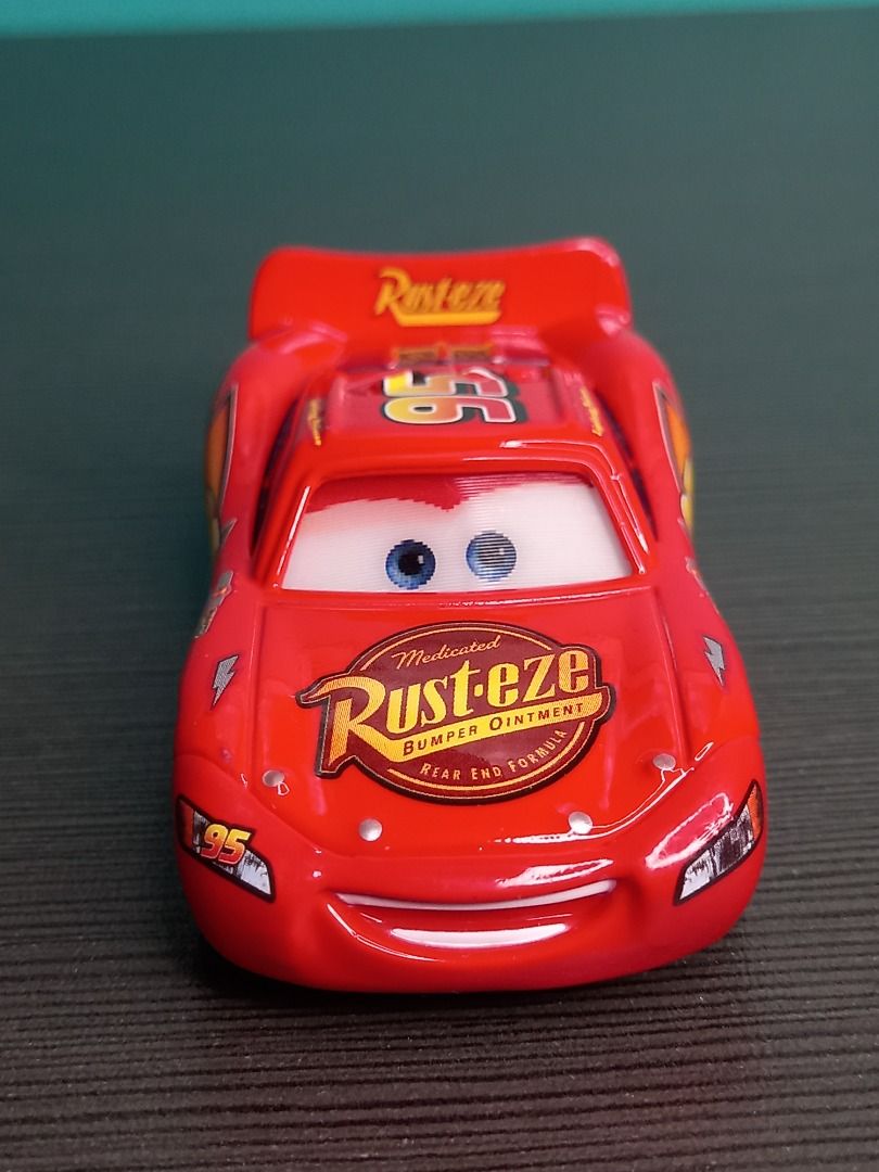 Disney Pixar Cars #95 Lightning Mc Queen Rust-Eze Diecast 3", Hobbies ...