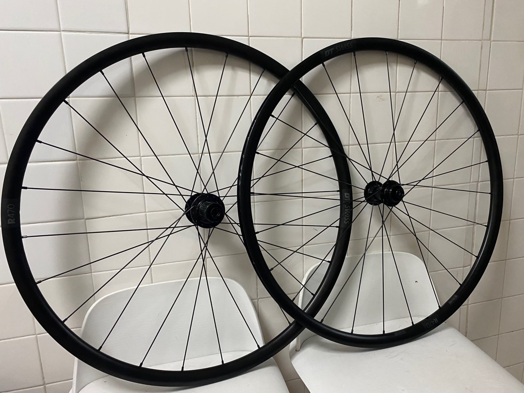 DT Swiss R470 disc wheelset, Sports Equipment, Bicycles & Parts, Parts ...