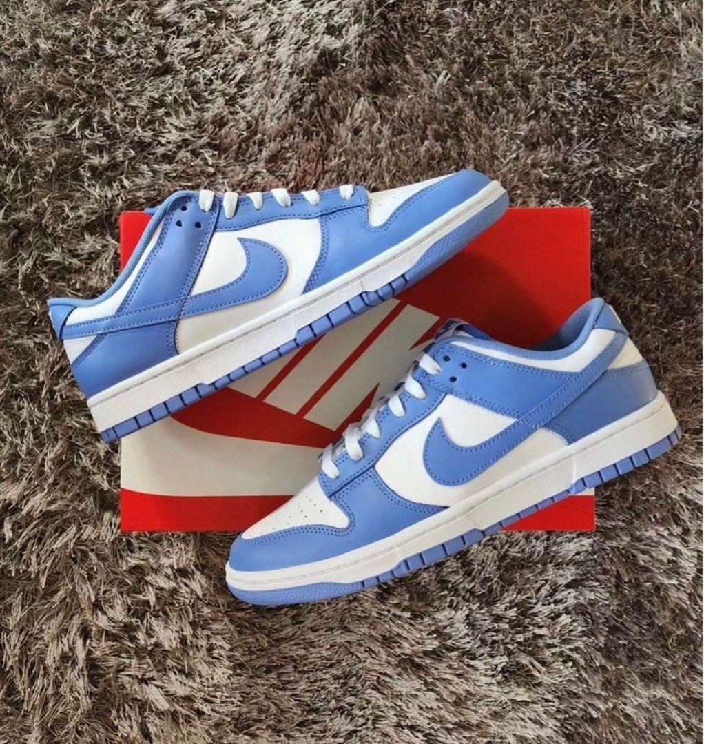 DUNK LOW POLAR BLUE, Men's Fashion, Footwear, Sneakers on Carousell