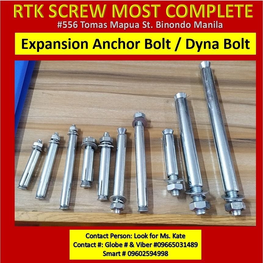 Dyna Bolt Expansion Anchor Bolt, Commercial & Industrial, Construction ...