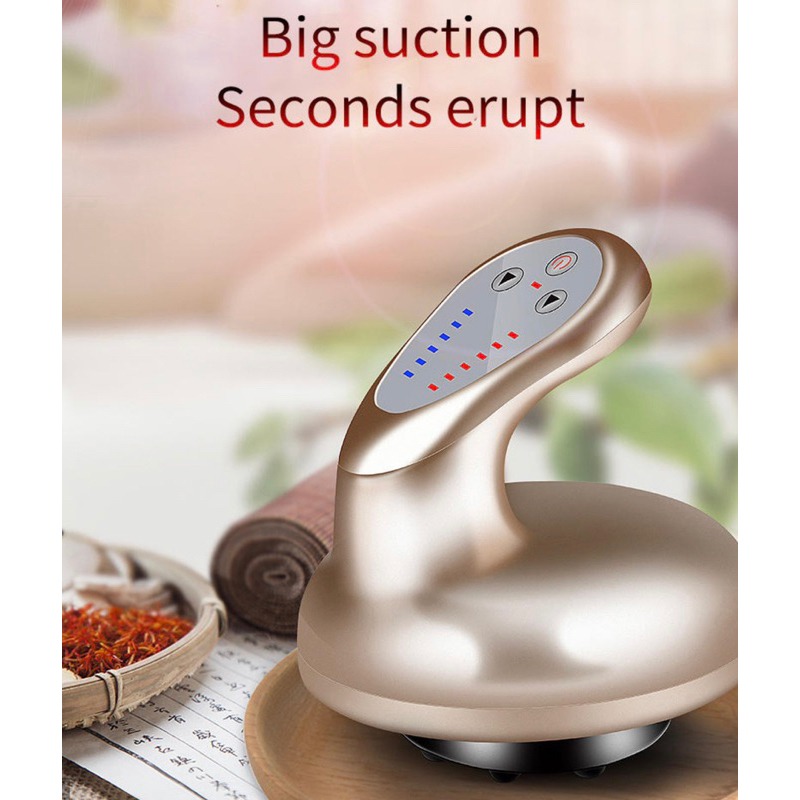 Electric Body Massage Tool, Palm-powered Gua Sha Cupping Massager ...
