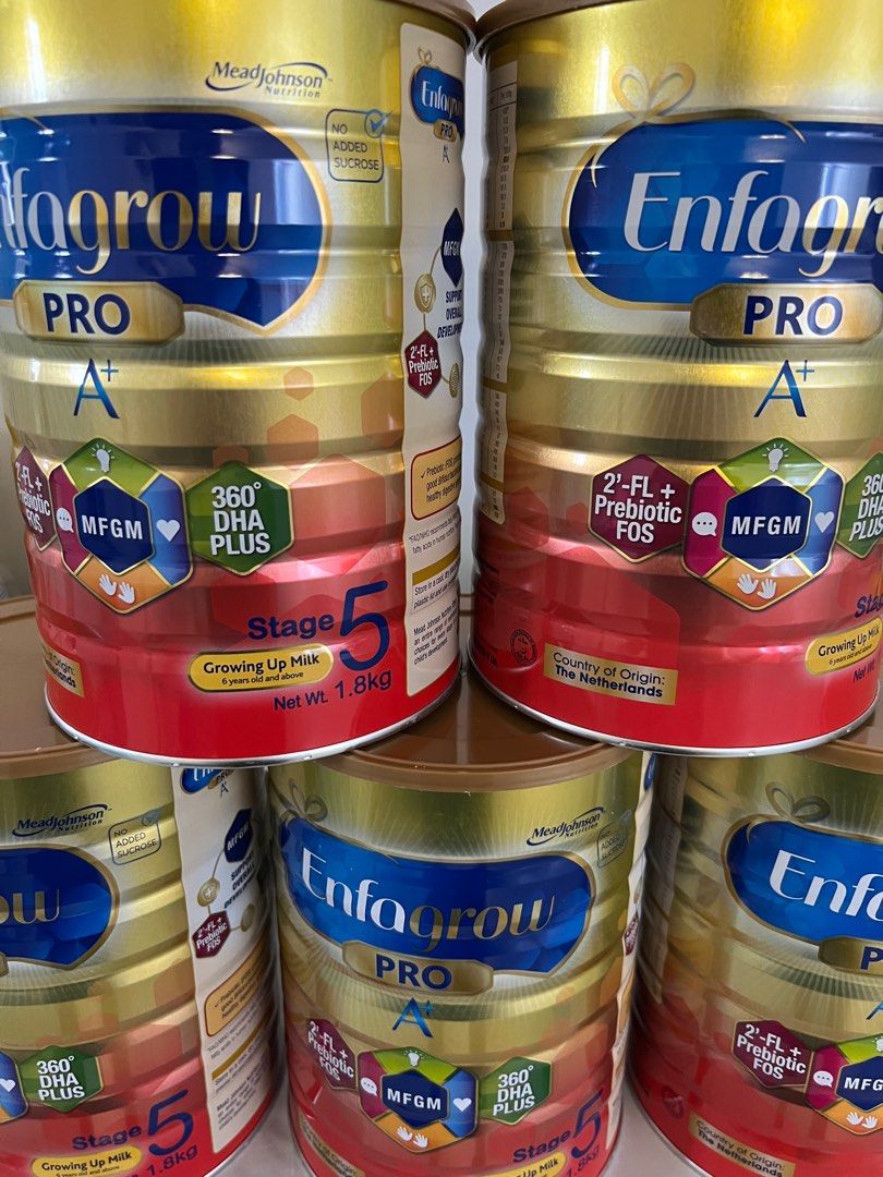 Enfagrow Pro A+ Stage 5, 1.8KG, Babies & Kids, Nursing & Feeding, Breastfeeding & Bottle Feeding ...