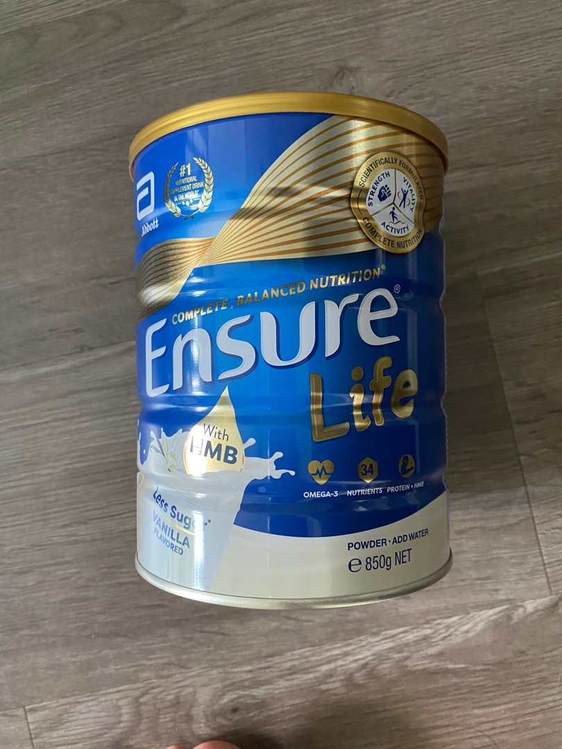 Ensure Life Vanilla 850g *27 Nov 2023 expiry*, Health & Nutrition ...