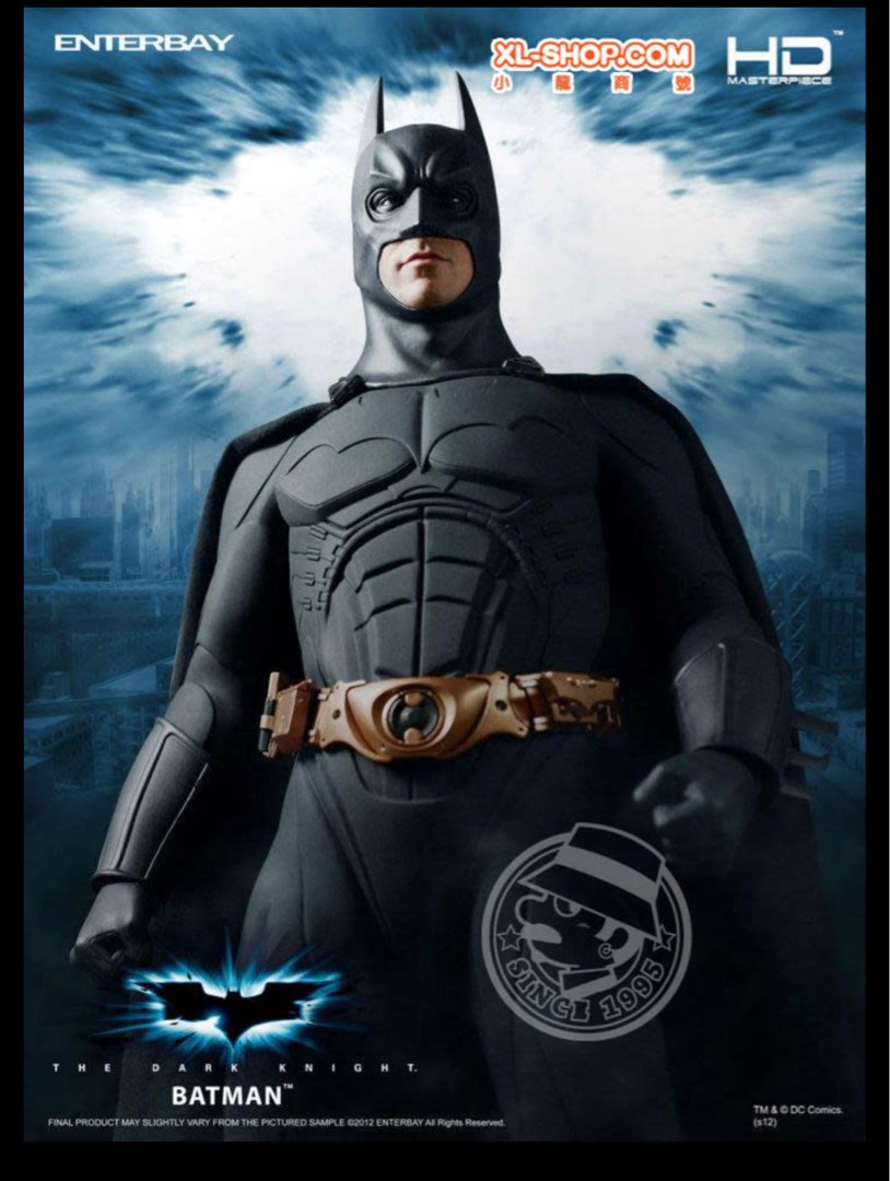 Enterbay The Dark Knight: Batman HD Masterpiece 1:4 Scale Collectible ...