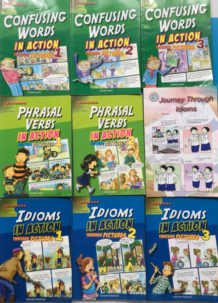 Entire lot of Confusing Words in Action Books 1-3, Phrasal Verbs in ...