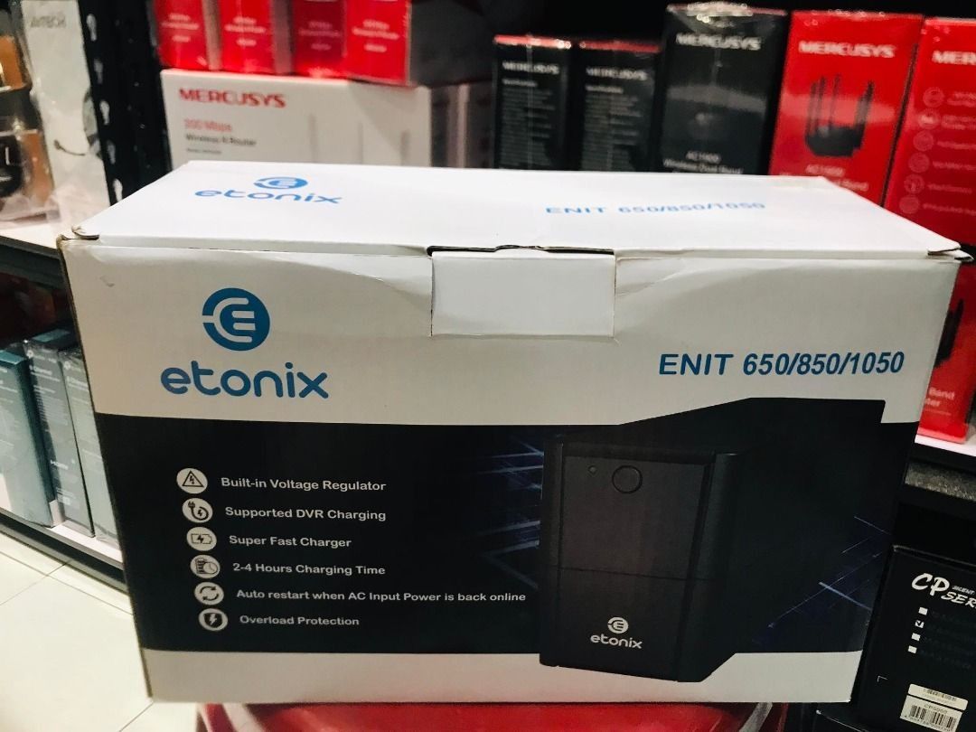 Etonix 650VA 390W Line Interactive UPS ENIT650VA, Computers & Tech, Parts & Accessories, Other ...