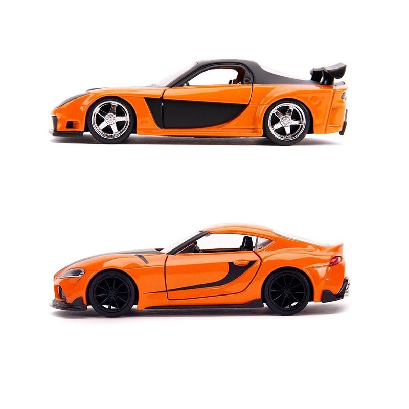 Fast & Furious Movie Car - Han's rides Mazda Veilside RX-7 & Toyota GR ...