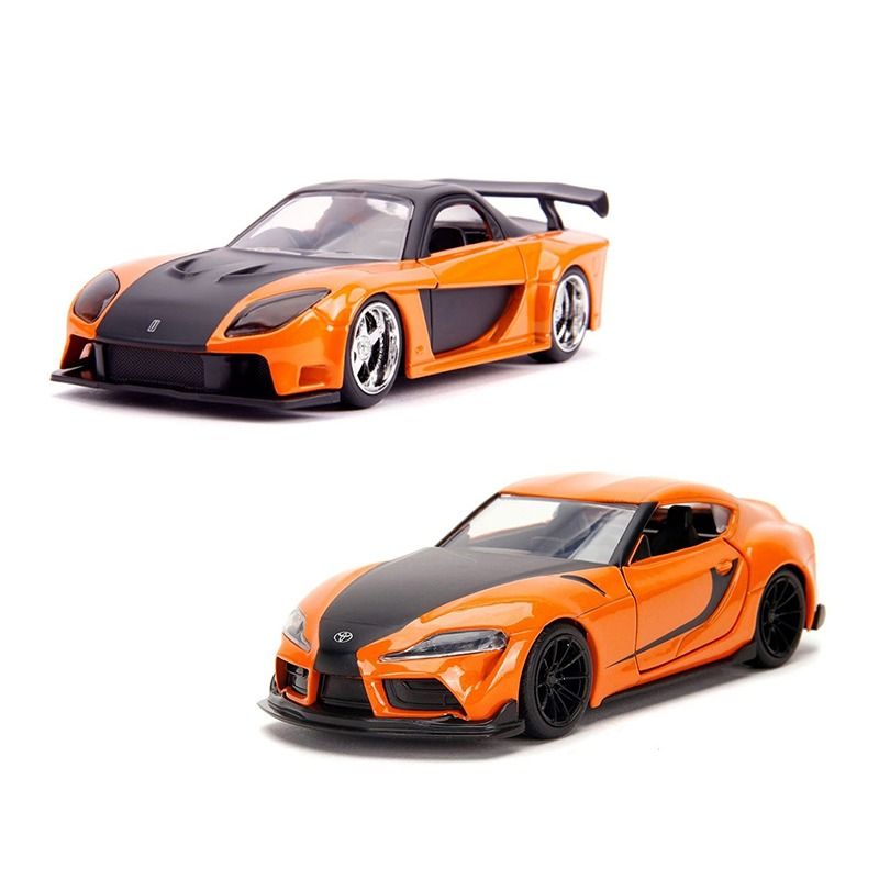 Fast & Furious Movie Car - Han's rides Mazda Veilside RX-7 & Toyota GR ...