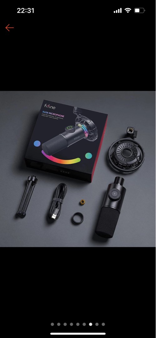 Fifine K658 USB Dynamic microphone , Audio, Microphones on Carousell