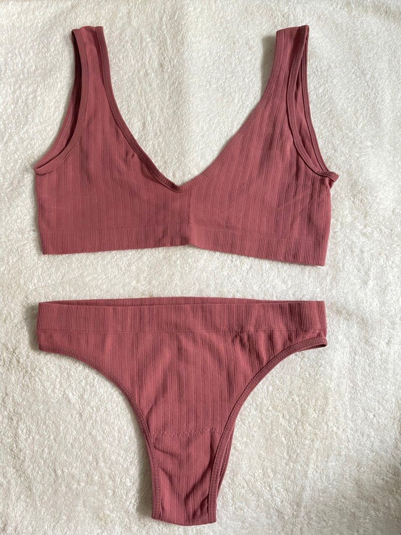 Finetoo Salmon Pink, Women's Fashion, Swimwear, Bikinis & Swimsuits on ...