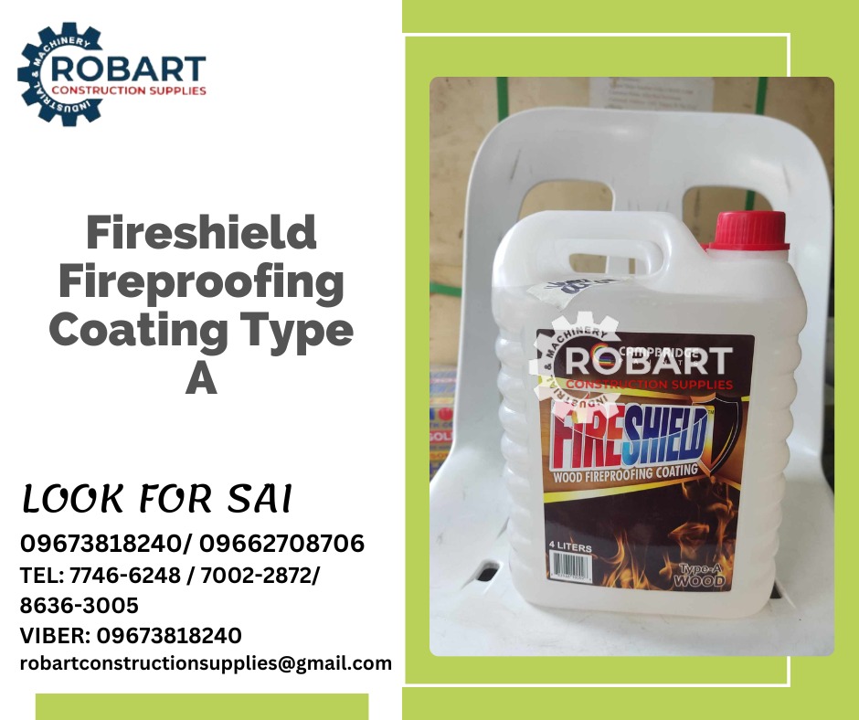 Fireshield Fireproofing Coating Type A: Wood, Commercial & Industrial ...