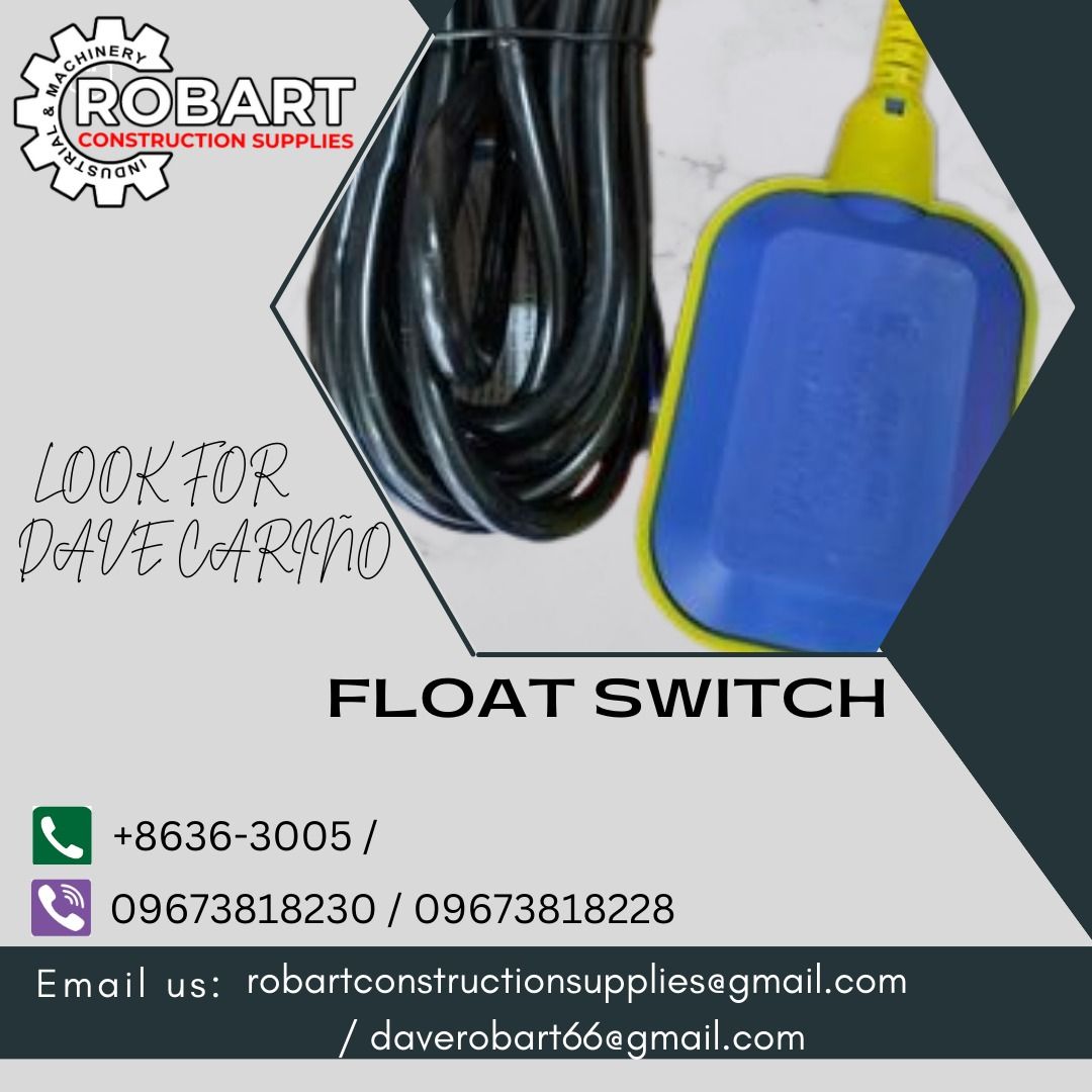 FLOAT SWITCH, Commercial & Industrial, Construction Tools & Equipment on Carousell