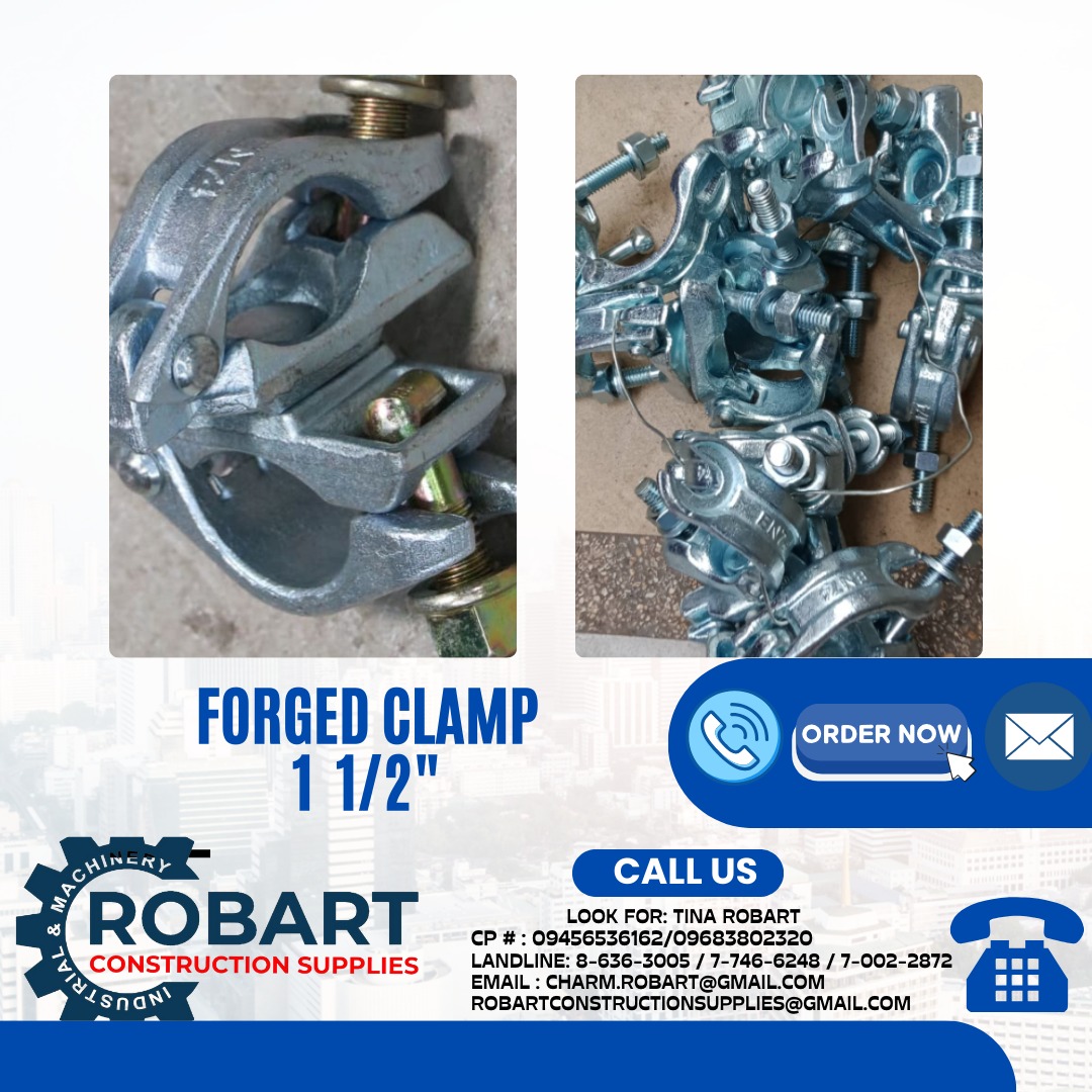 Forged Clamp 1 1/2" (Swivel and Fixed), Commercial & Industrial ...